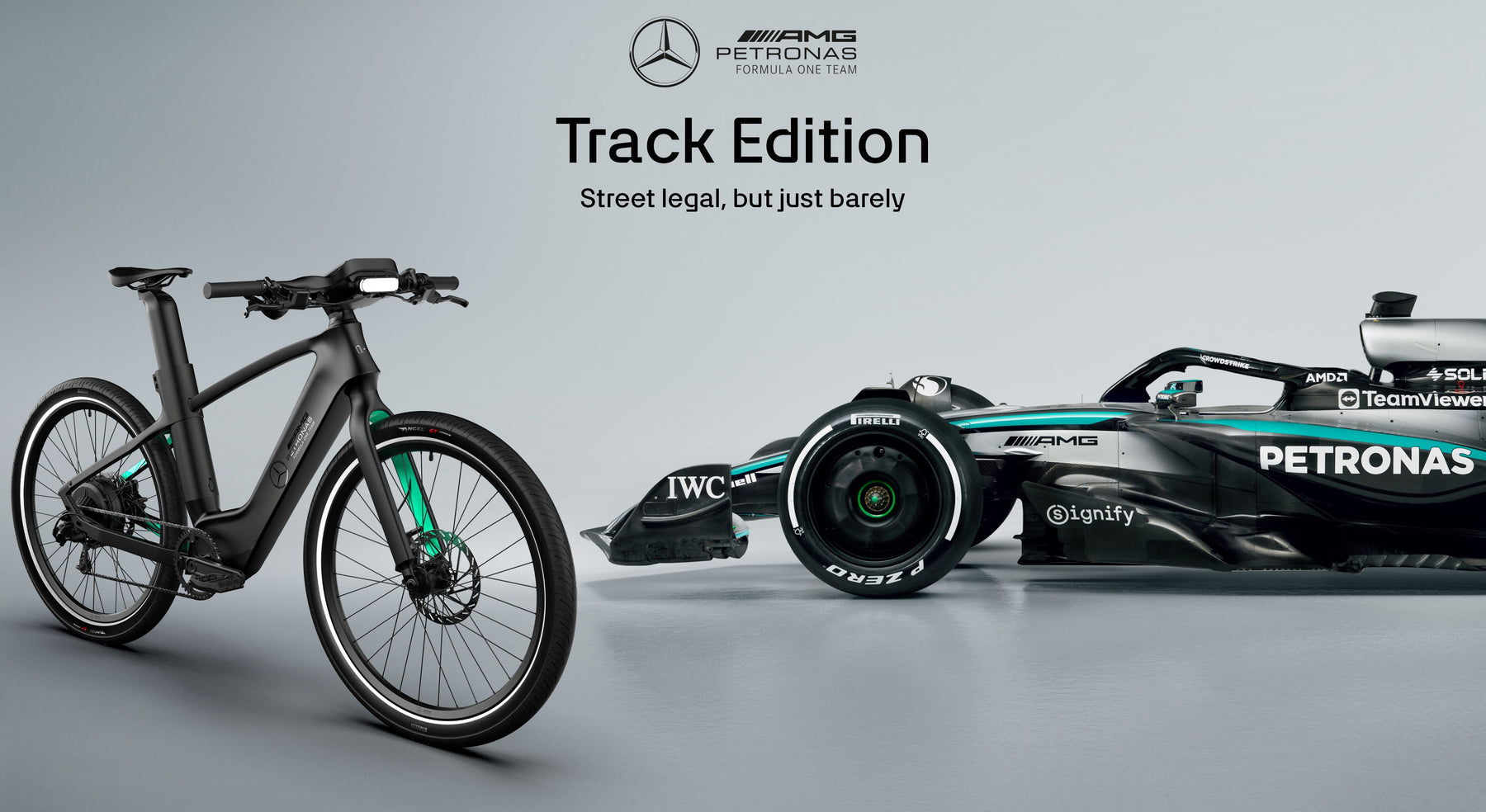 Track Edition 750 Mercedes-AMG PETRONAS F1® Team Electric Bike | n+ Bikes